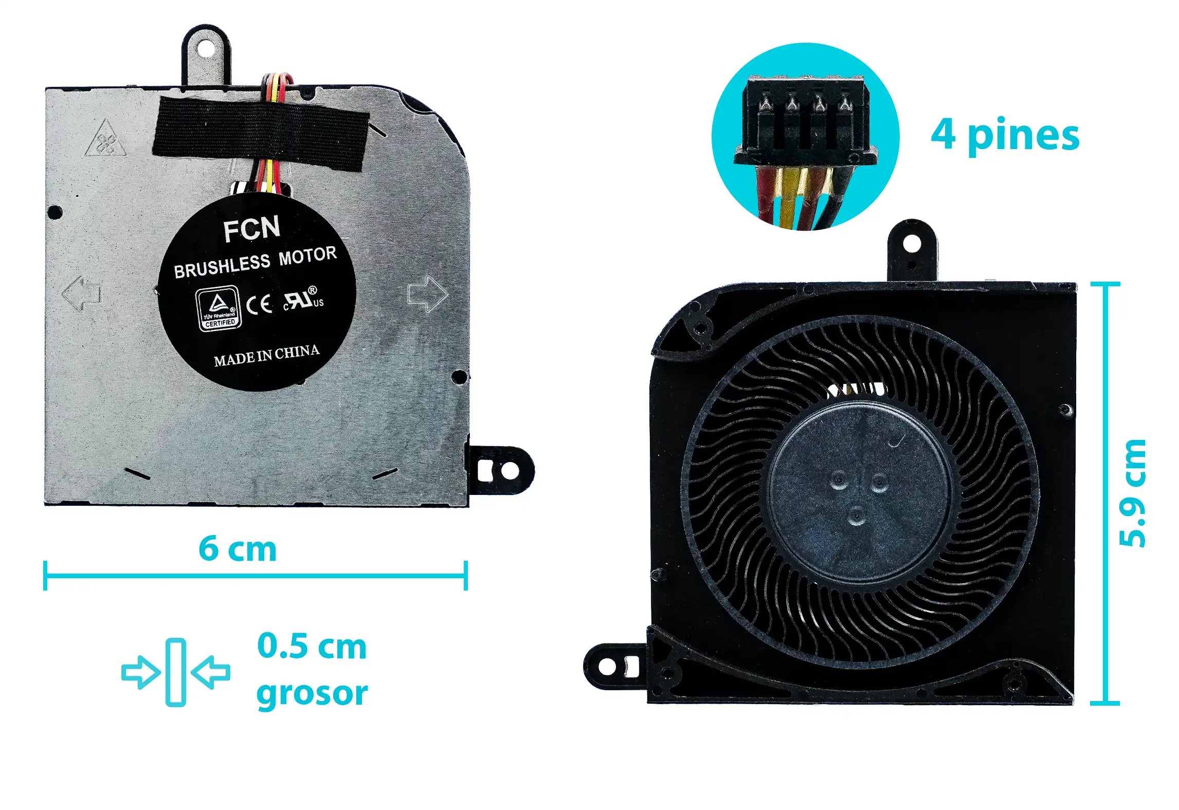 COOLER DELL LATITUDE E5420 (4 LINES)